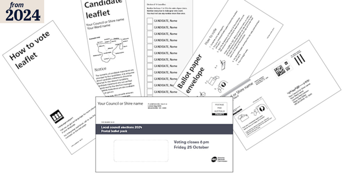 Victorian council elections 2024: How to vote in the postal ballot