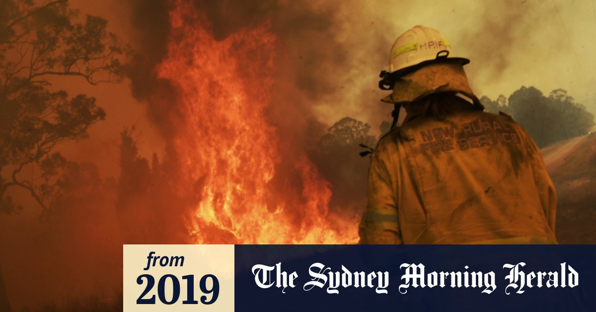 NSW fires: NSW Police charged two men over Hunter Valley, Sydney fires