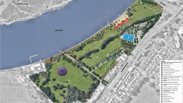 New playground for Perth: work to start on ambitious foreshore concept