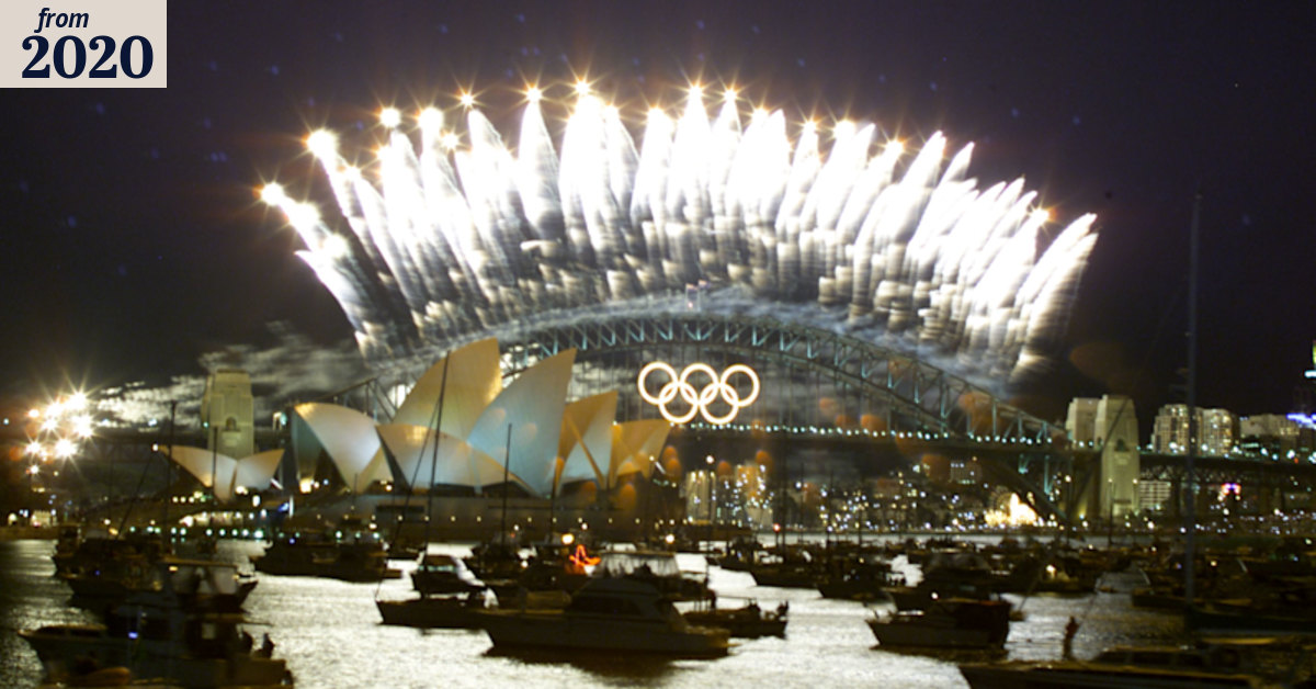 From the Archives, 2000: A perfect party to end the world's greatest Games