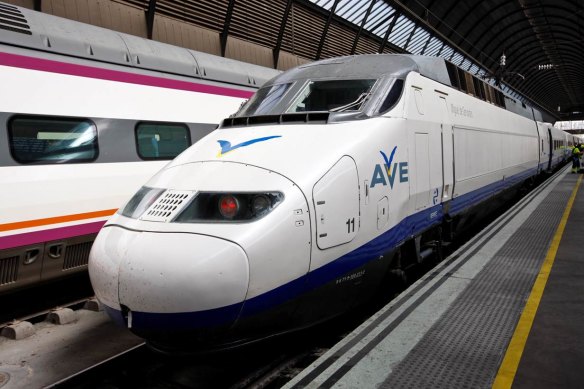 Renfe’s AVE fast train Madrid to Seville, Spain: Late, cramped but the food is memorable