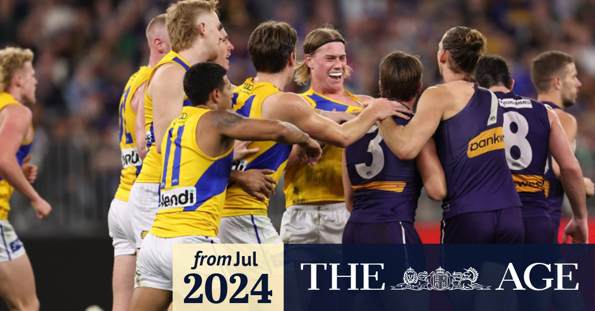 Fremantle Dockers win western derby over West Coast Eagles