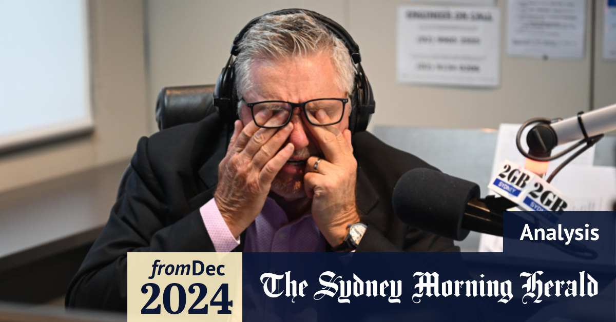 Ray Hadley farewell: radio tough guy cracks with emotions