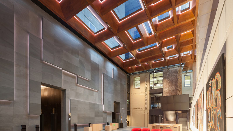 Reinventing commercial lobby environments