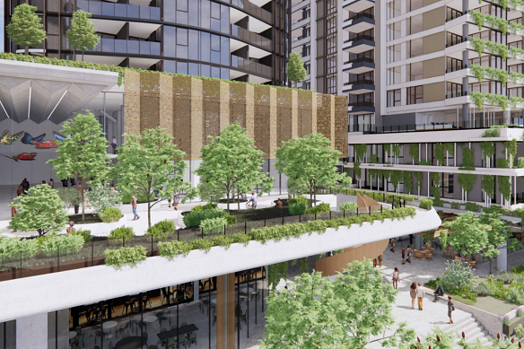 Gallery, gardens by the Gabba as developers push in new direction