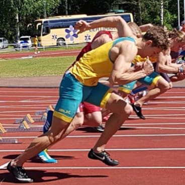 Canberra sprinter Tom Agnew breaks record in Finland