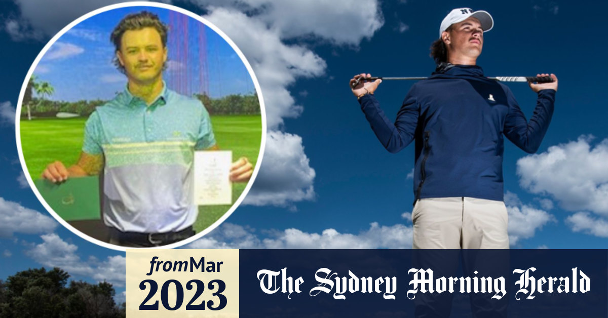 US Masters 2023: Sydney’s Harrison Crowe working at golf shop for $30 ...