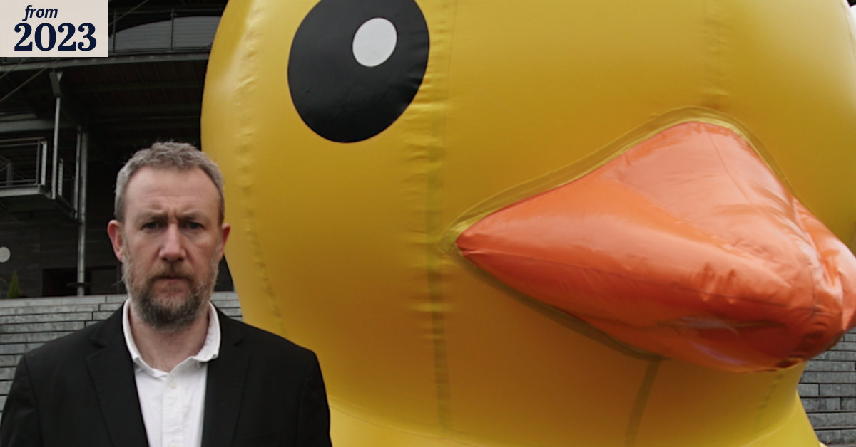 Alex Horne is the brains behind TV’s silliest comedy show, Taskmaster