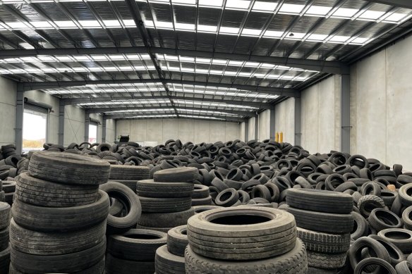 Illegal tyre dumping a big problem
