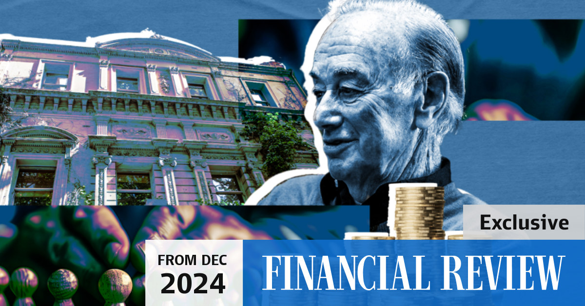 Late billionaire David Hains’ sons go their separate ways a year