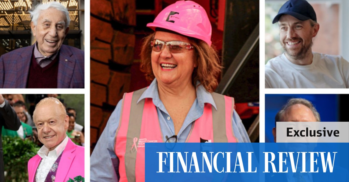 AFR Rich List 2024: Australia's 10 richest people revealed,