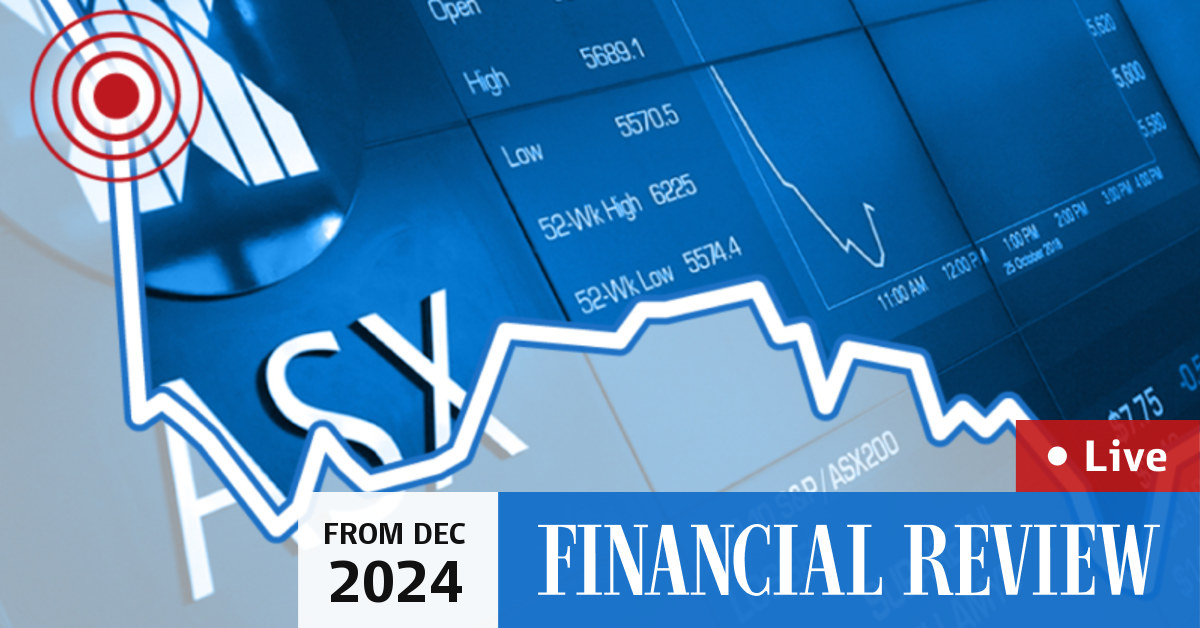 ASX 200 LIVE: Australian sharemarket falls despite Wall Street’s gains ...