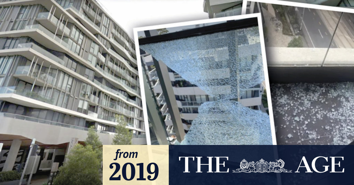 Glass panel explodes on balcony of luxury inner-Melbourne apartment ...