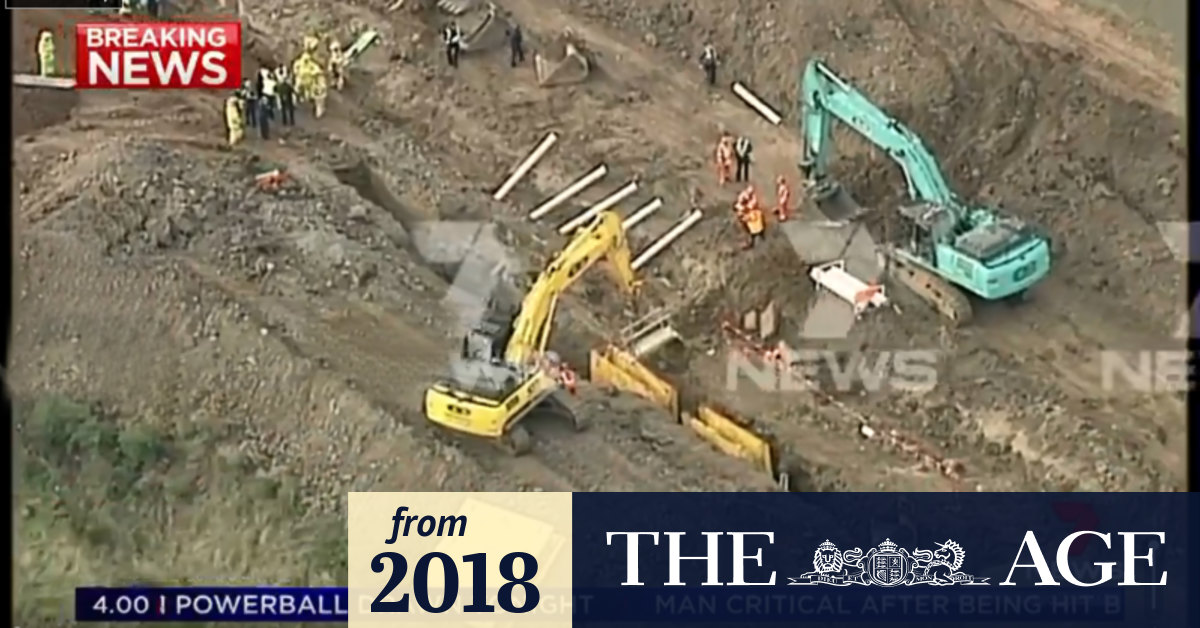 Worker dies after trench fall on building site north of Melbourne