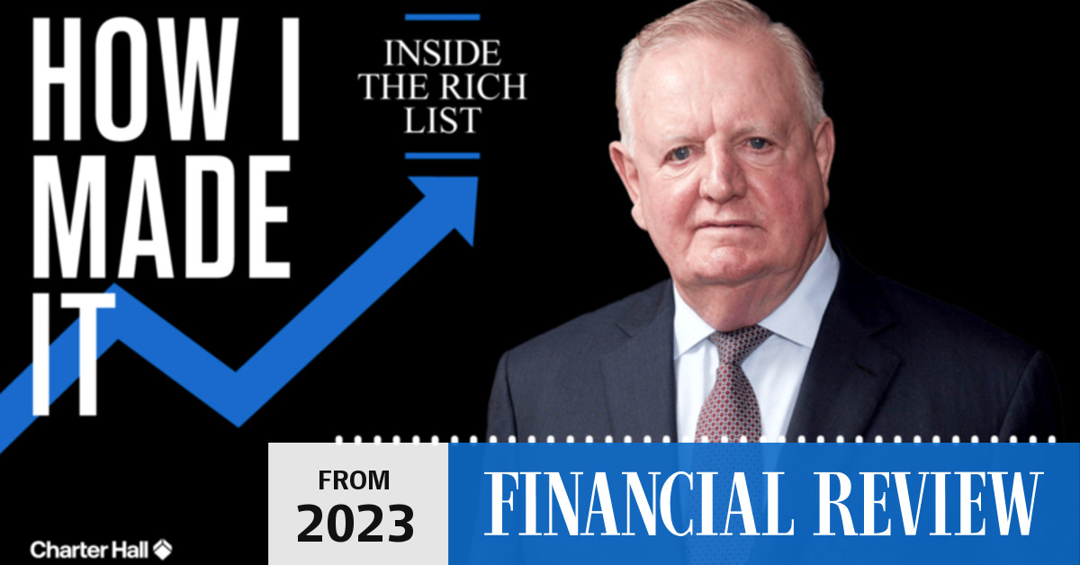 Nigel Satterley went from high school to the Rich List. This is how he ...