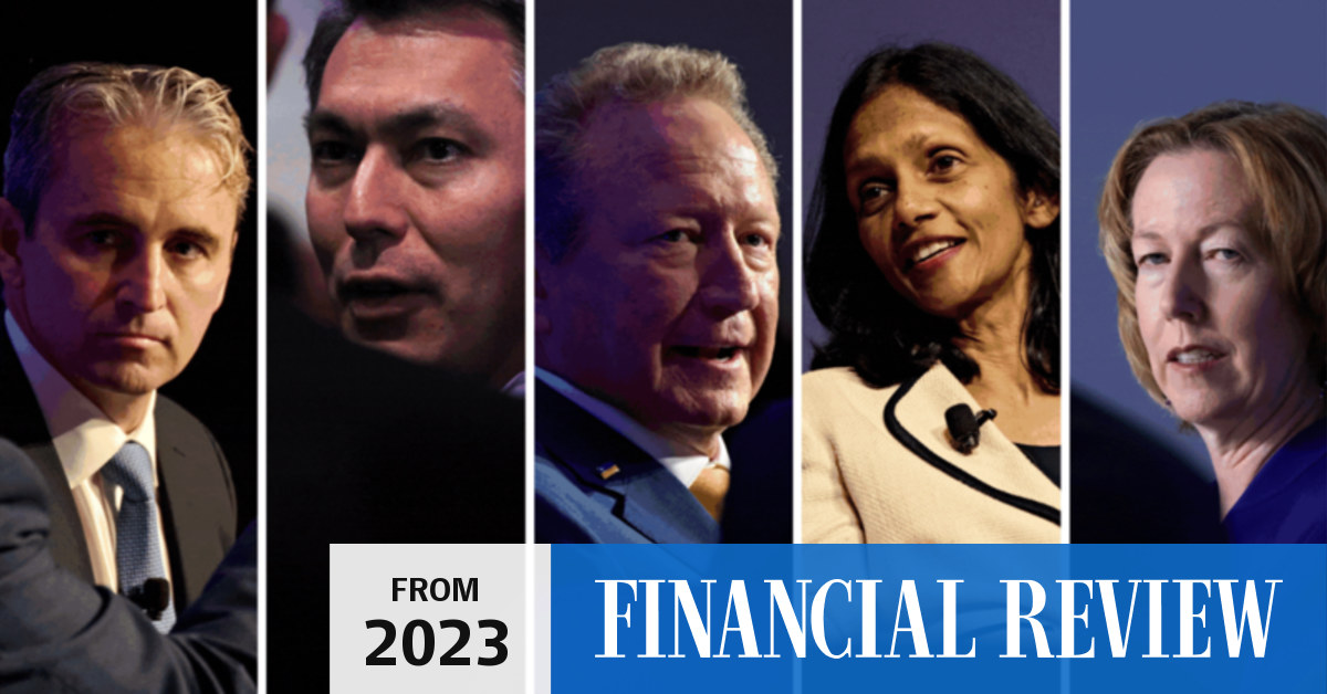 AFR Power list 2023: Australia’s 10 most powerful business leaders are ...