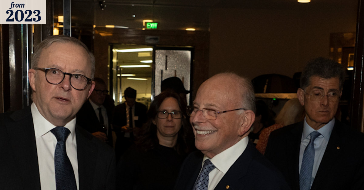 Daniel Andrews, Mark Leibler, Solomon Lew at Arnold Bloch Leibler 70th ...