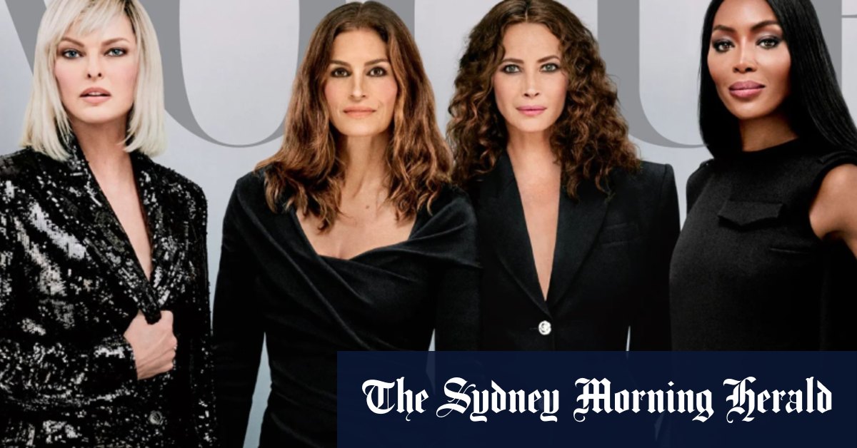 Cindy Crawford, Naomi Campbell, Linda Evangelista and Christy ...