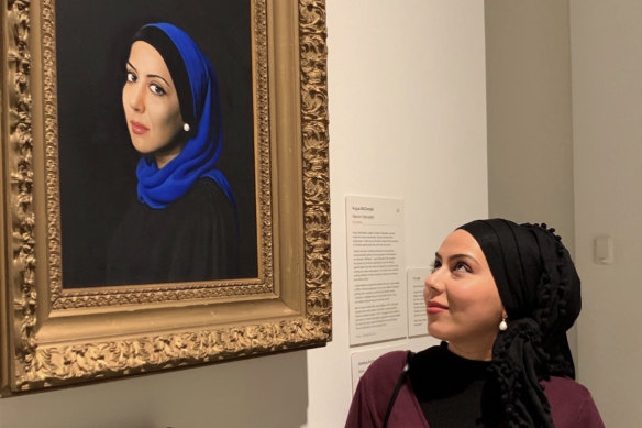 Angus McDonald auctioning portrait of Mariam Veiszadeh to raise money ...