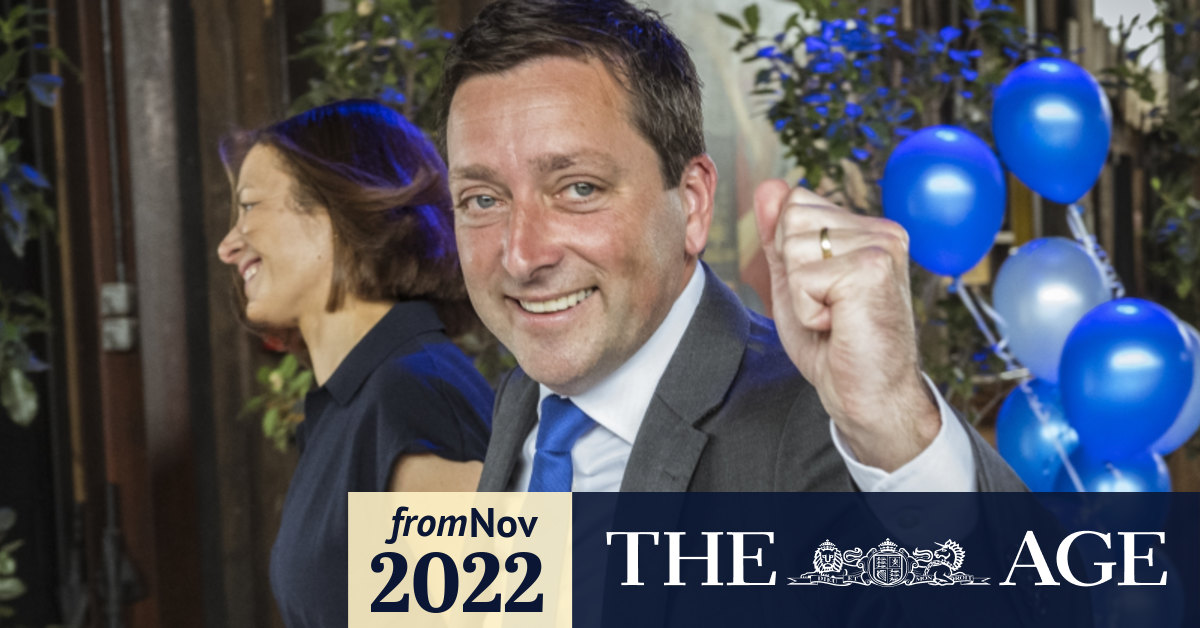 Victorian election: Liberal Party leader Matthew Guy launches election ...