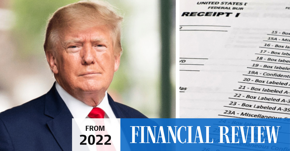 Donald Trump lawyers says redacted affidavit reinforces need for ...