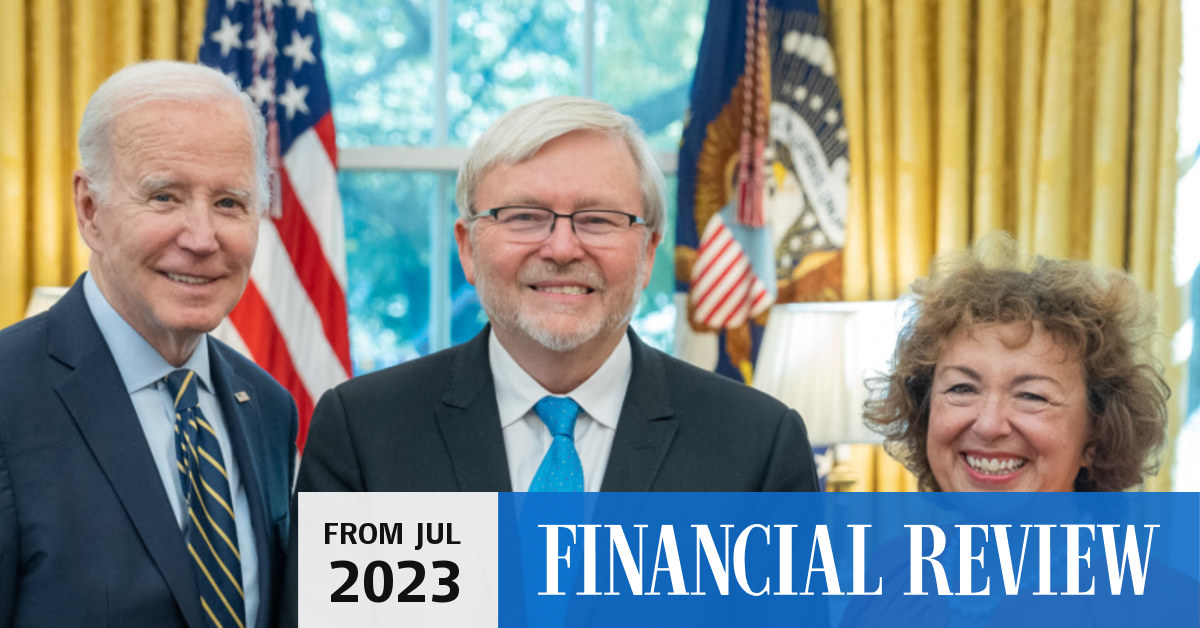 One hundred days in, Kevin Rudd’s a hit in Washington