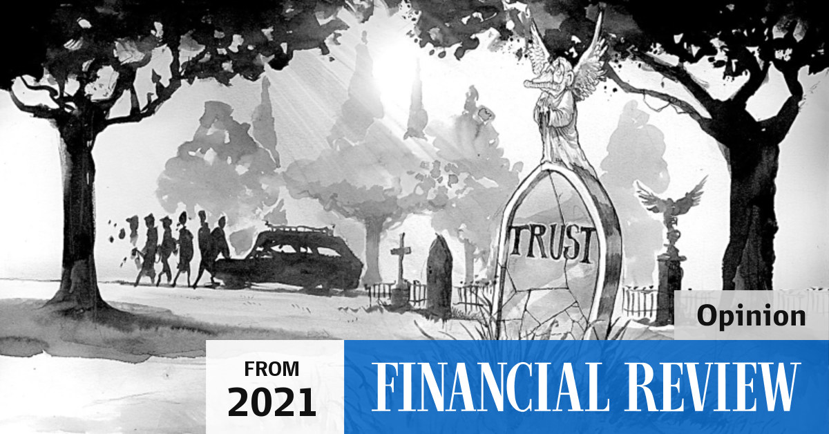 Distrust in Edelman’s trust index