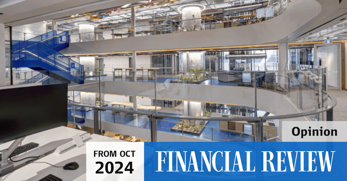 Macquarie Bank building has CEO Shemara Wikramanayake literally in the ...