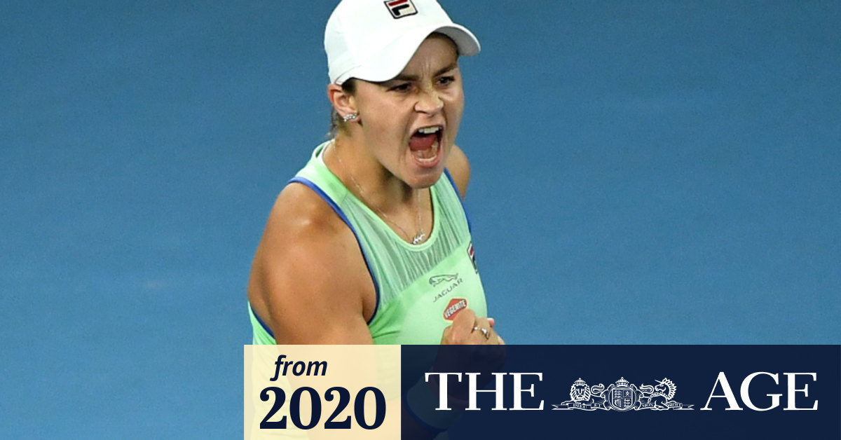 Ash Barty survives a scare to power into Open quarters