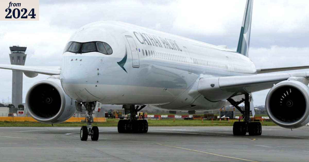 Cathay Pacific flights grounded; 15 A350s need engine parts replaced