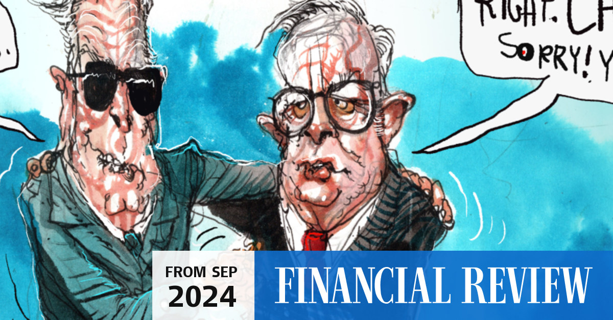 David Rowe cartoons for the Australian Financial Review July 2024