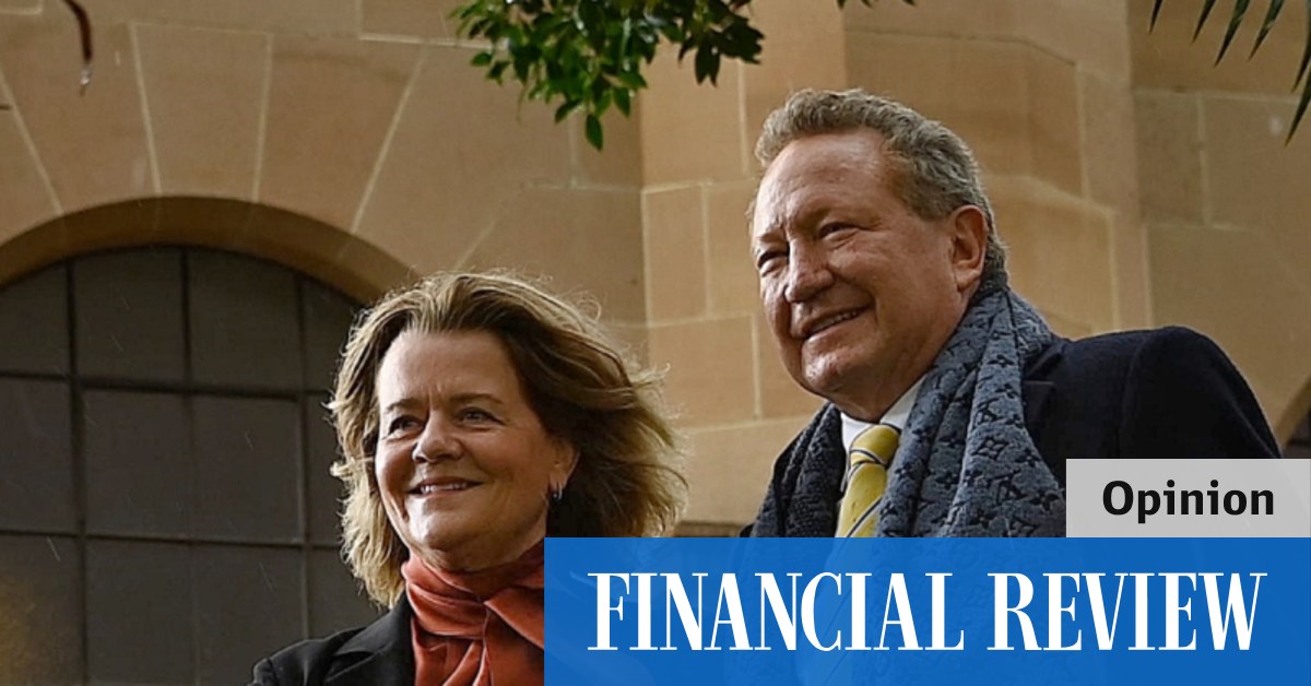 Andrew Forrest: $5 billion philanthropic flip to Minderoo