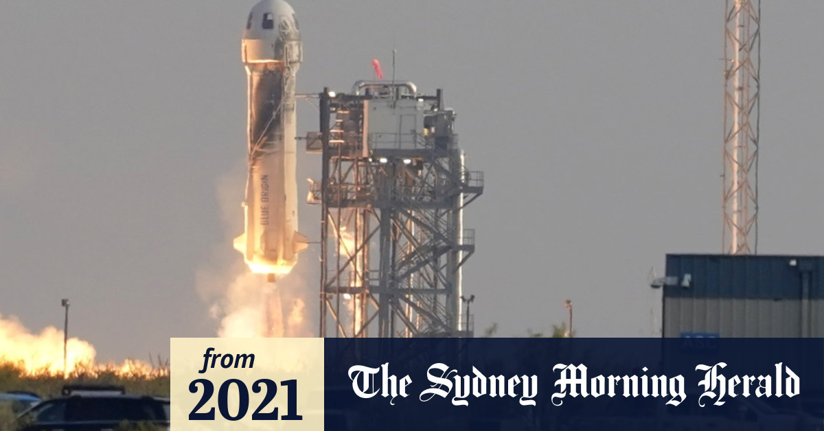 Jeff Bezos’ space expedition blasts off on Blue Origin’s first ...