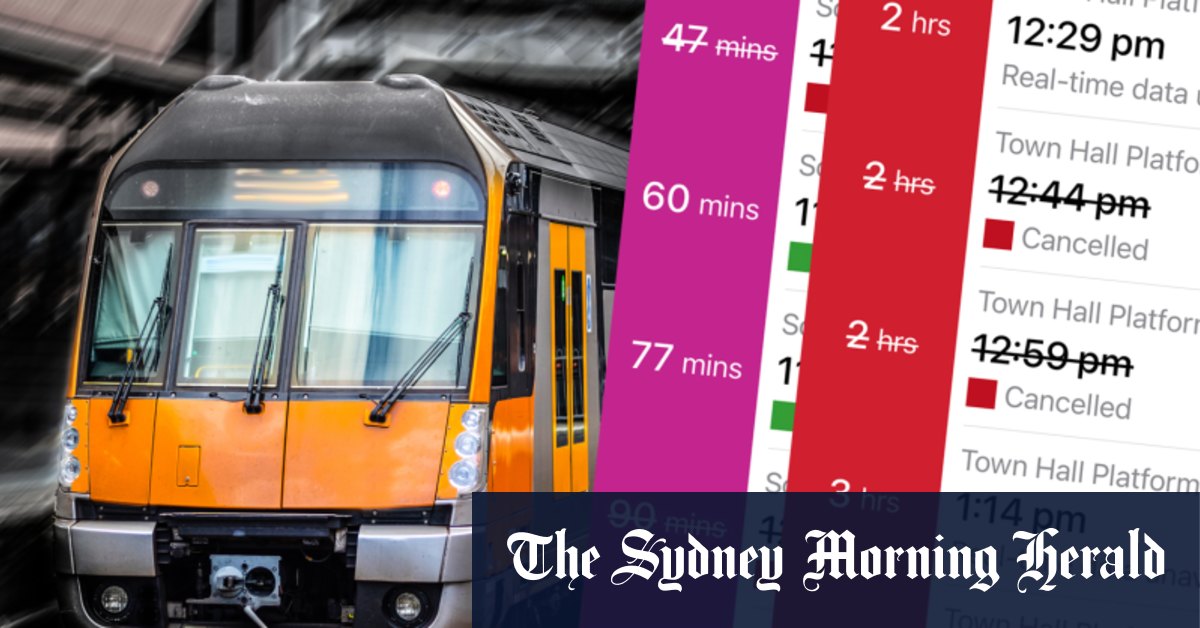 Sydney trains: Passengers warned of rail cancellations and delays as ...