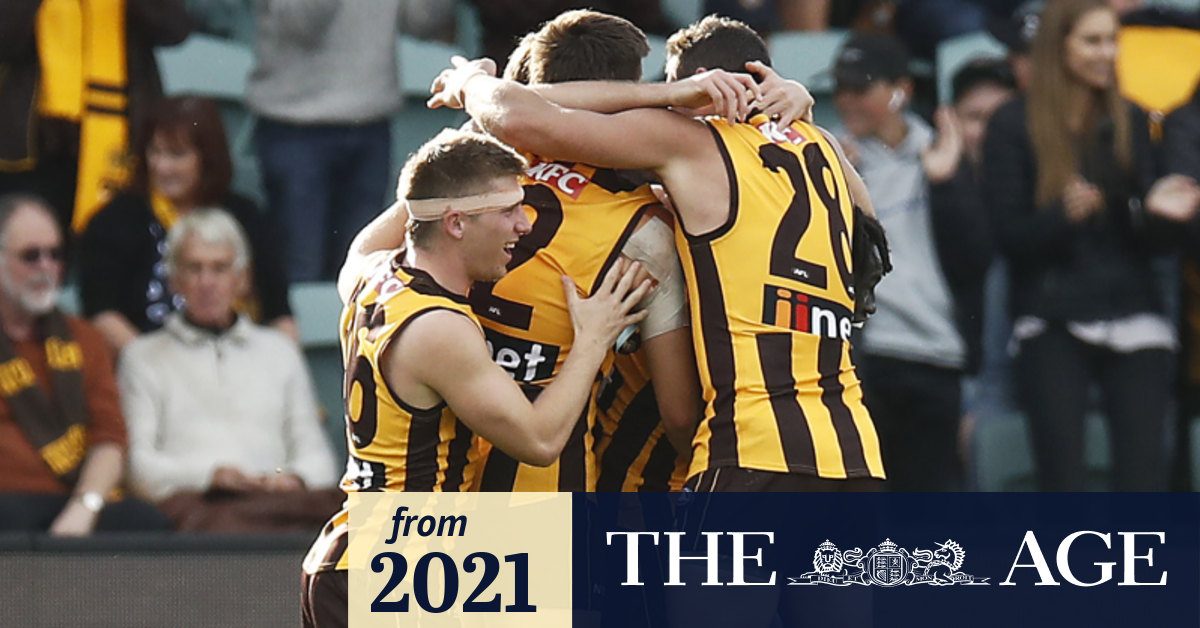 AFL 2021: Hawthorn Hawks come from 32 points down to beat Adelaide Crows