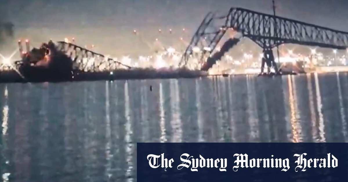 Baltimore bridge collapse: Francis Scott Key bridge collapses after ...