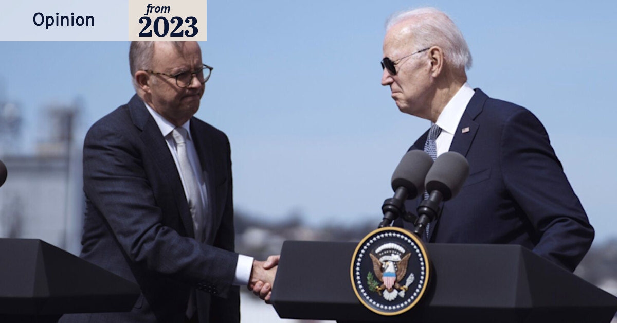 AUKUS deal: US, UK may not see the world as Australia does