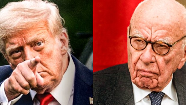 The News Corp results offer a fresh twist on the latest battle between Donald Trump and Rupert Murdoch.  