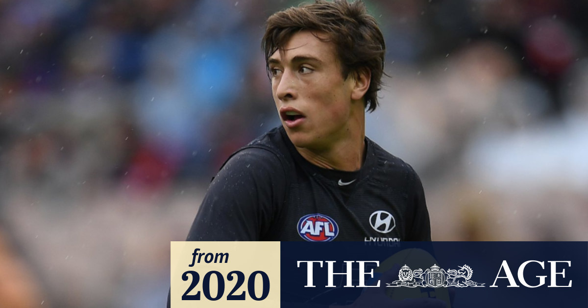 Carlton Blues' Caleb Marchbank working towards role on the wing