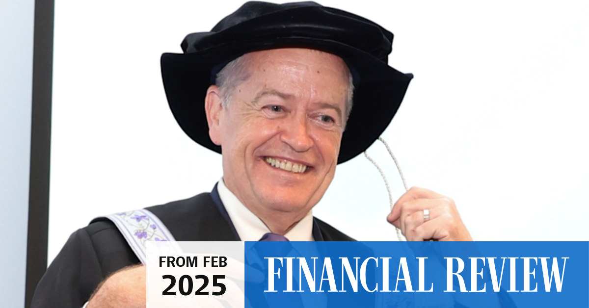 Bill Shorten’s University of Canberra vice chancellor investiture ...