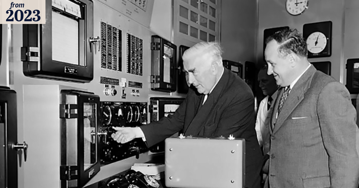 From the Archives, 1958: HIFAR goes into operation
