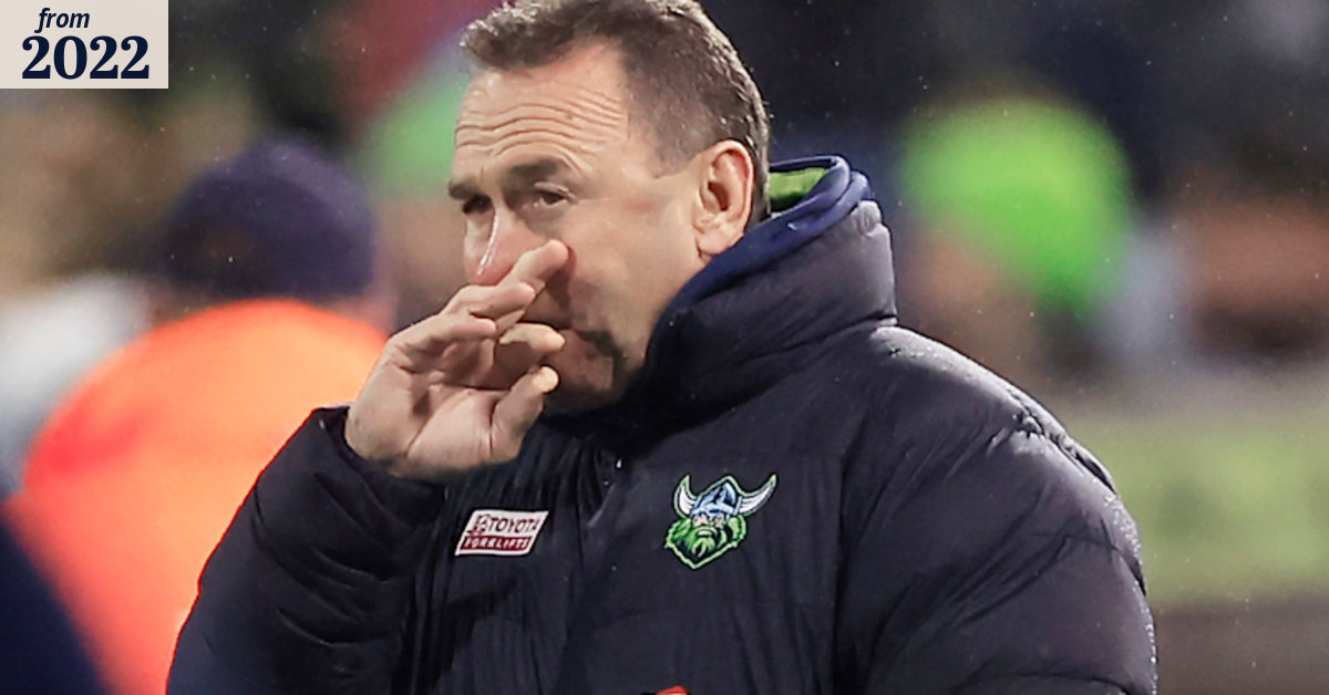 NRL 2022: Ricky Stuart Jaeman Salmon weak gutted dog sledge dates back ...