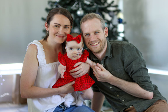 ‘It was a bleak time’: Baby born with organs outside body defies the odds