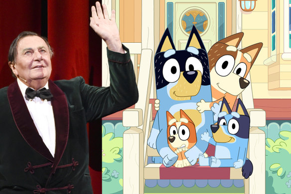 How is Bluey like Barry Humphries?