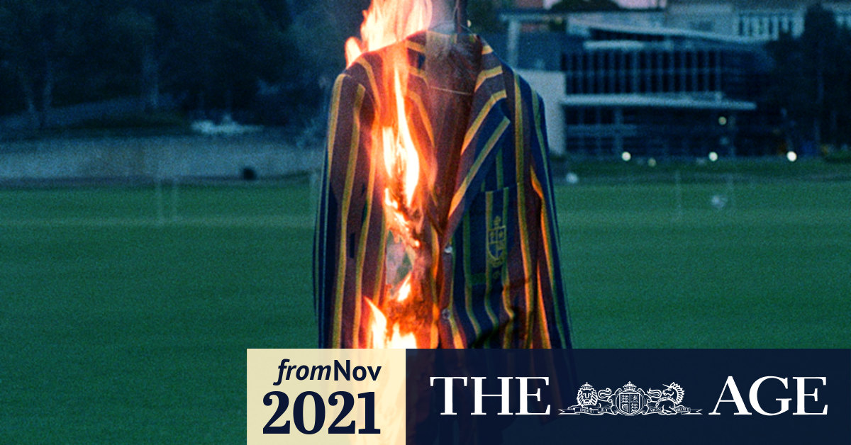 St Kevin’s school protest: Former student burns blazer to highlight ...