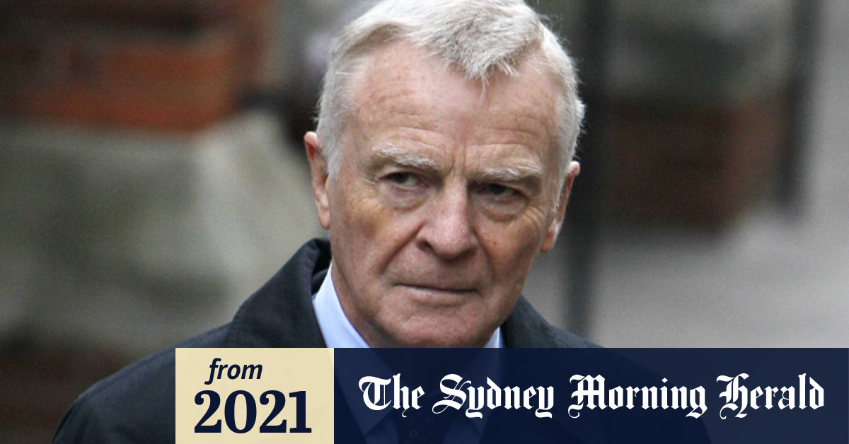 Former Formula One boss Max Mosley dies aged 81