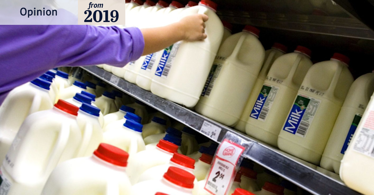 Why the days of ultra-cheap milk are - and should be - numbered