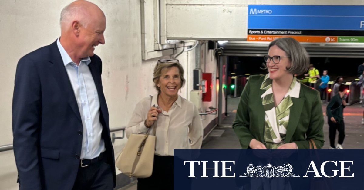 Line call: Feted execs take the train home after Open finale