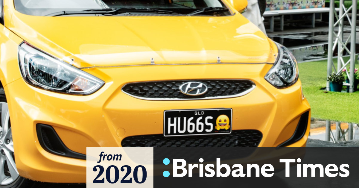 The most popular emoji plates during first year in Queensland revealed