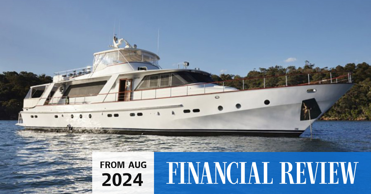 John Adgemis’ vintage yacht, once owned by Shirley Temple, seeks buyers